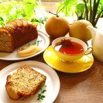 ケーキには信州梨のコンポート | 新潟市中央区のカフェ「フェルマータ」